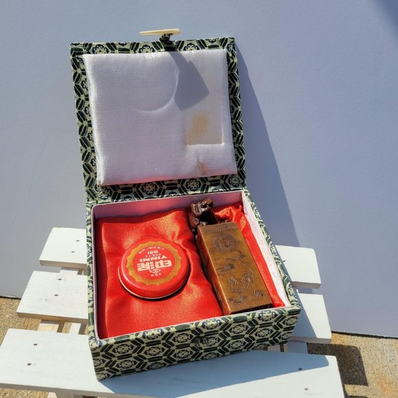 Unique Vintage | Office | Asian Stamp Rubber Stamp | Poshmark